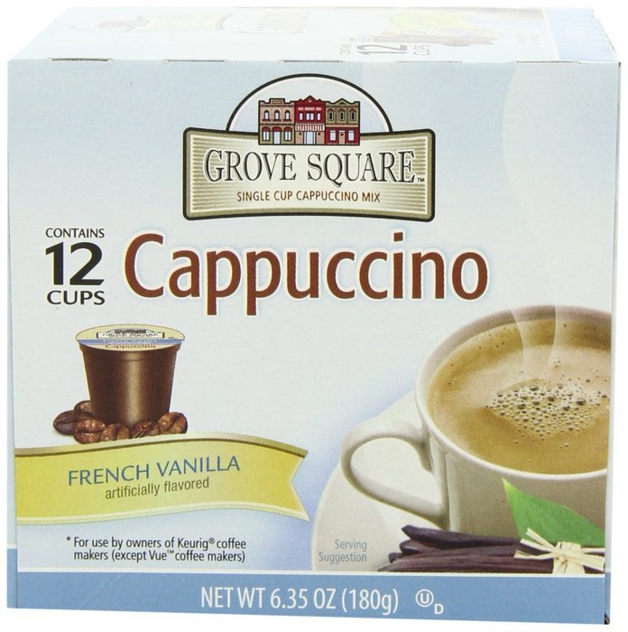 Grove Square Cappuccino, French Vanilla, 24 Count Single Serve Cups N40 ...