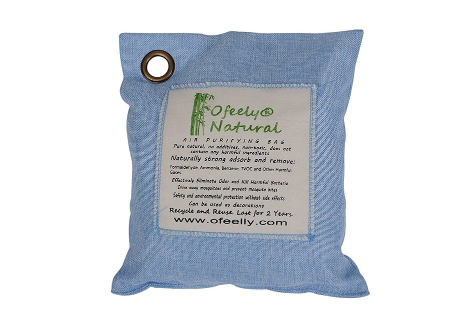 Ofeely Air Purifying Bag 500g Natural Bamboo Charcoal Deodorizer ...