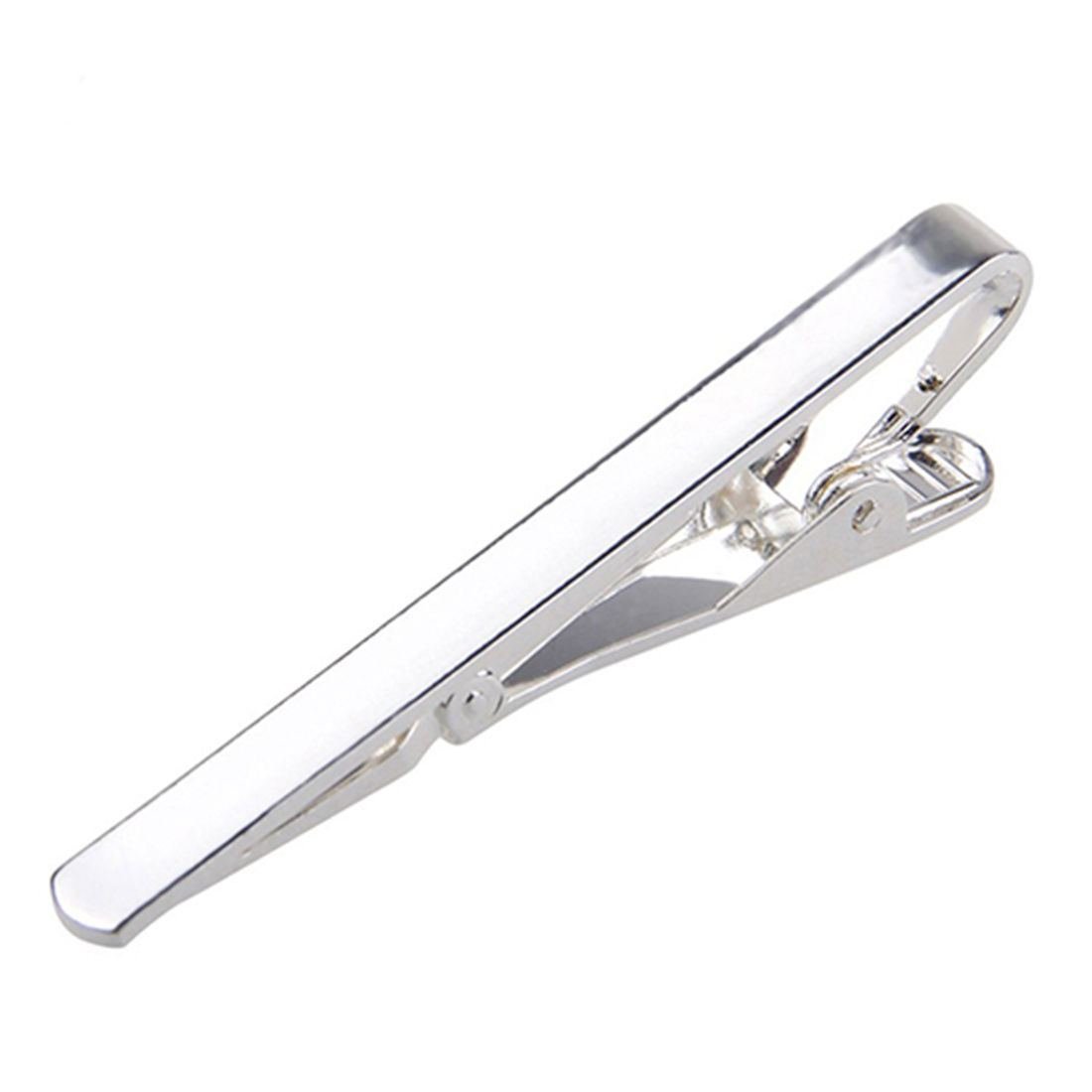 Gentleman Gold Silver Metal Simple Necktie Tie Clip Bar Clasp Practical