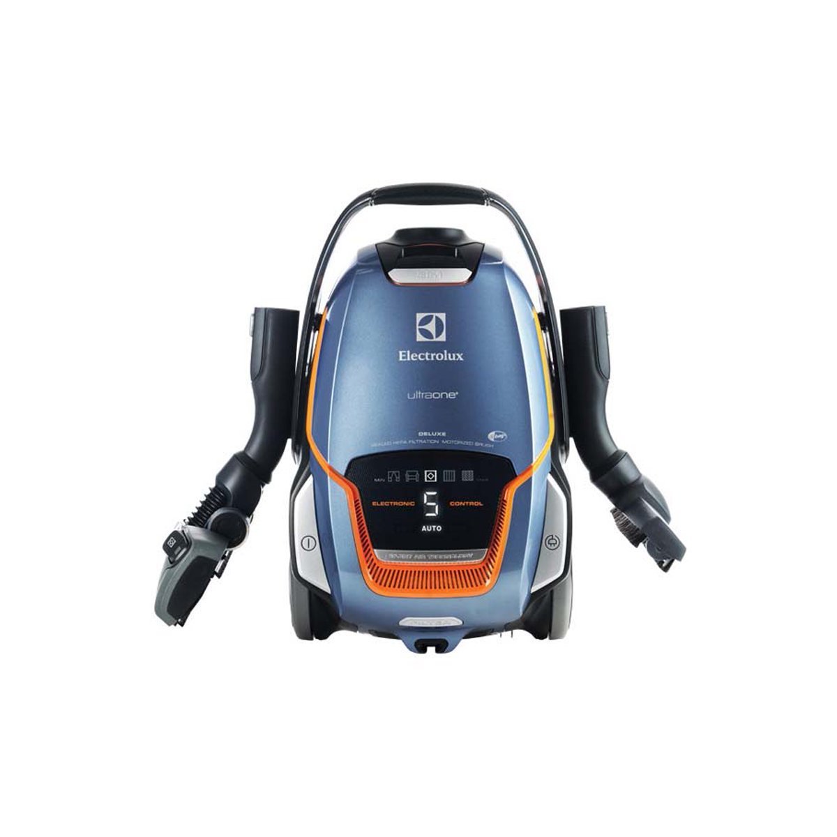 Electrolux Ultra One Deluxe Canister Vacuum, Blue/Orange N2 free image ...