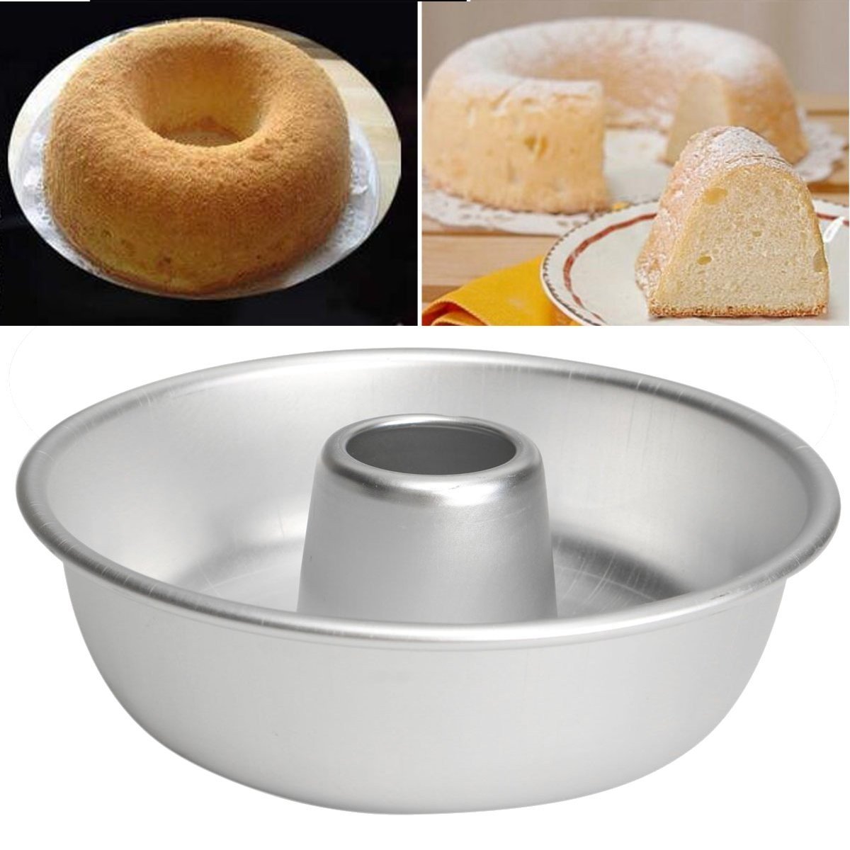 8 Inch Cheese Bread Jelly Pudding Muffin Mold Baking Tool Non-Stick ...