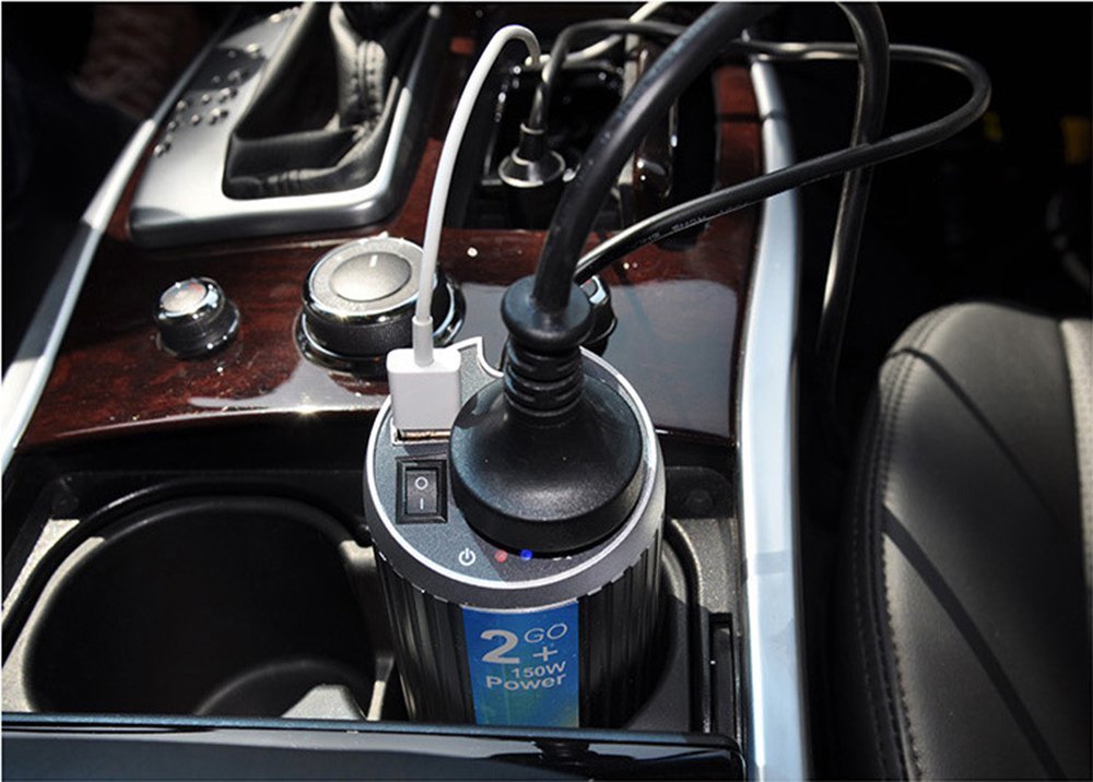Deli 150W Car Oxygen Ion Automotive Power Inverter - Car Air Purifier ...