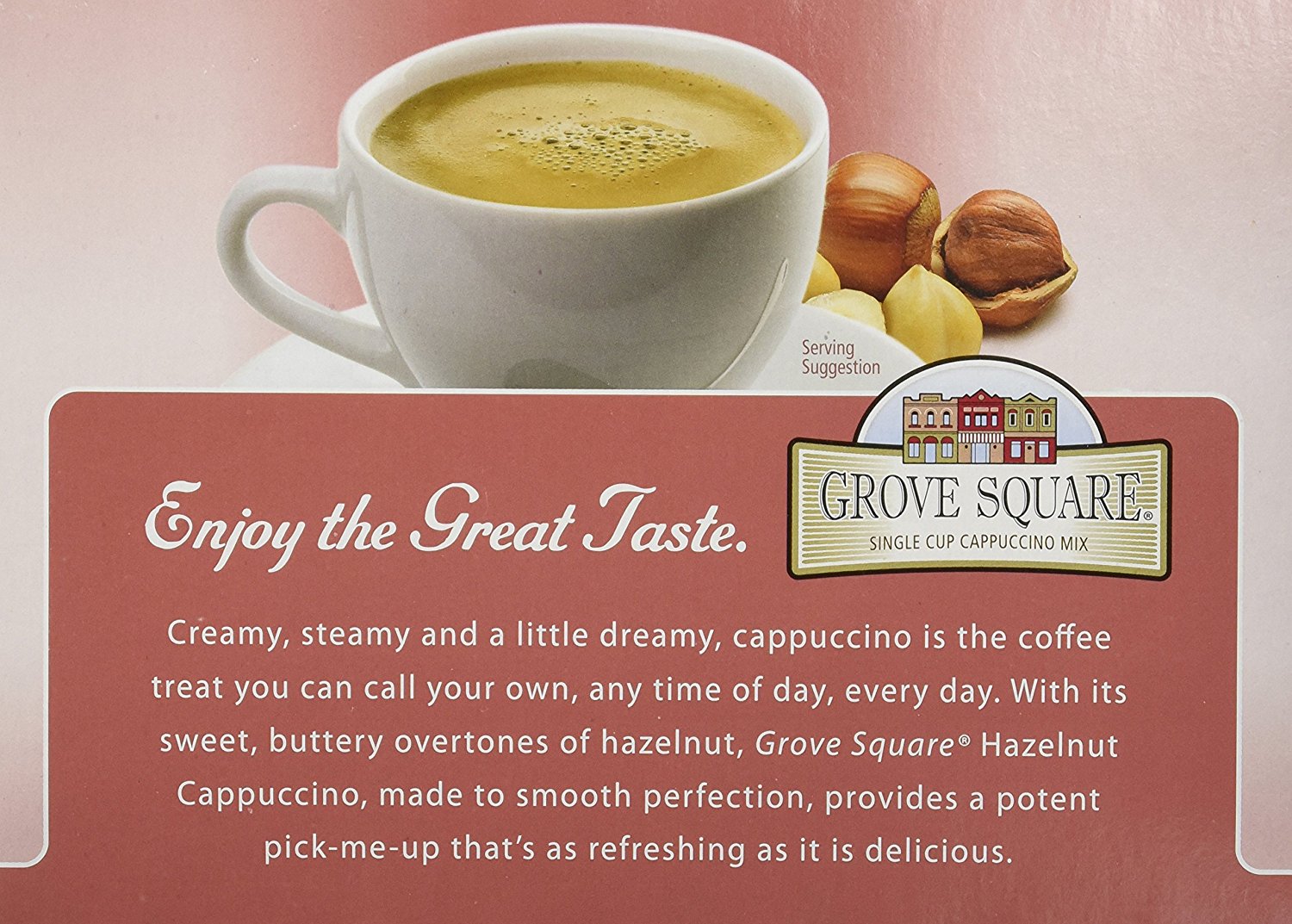 GROVE SQUARE HAZELNUT CAPPUCCINO 96 Single serve cups free image download