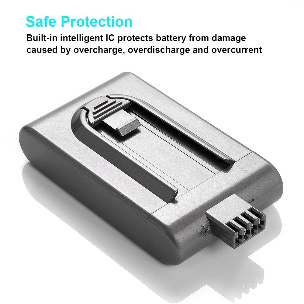 Powerextra Dyson DC16 Replacement Battery For Dyson DC16 Root 6 Vacuum Cleaner Dyson Handheld ...