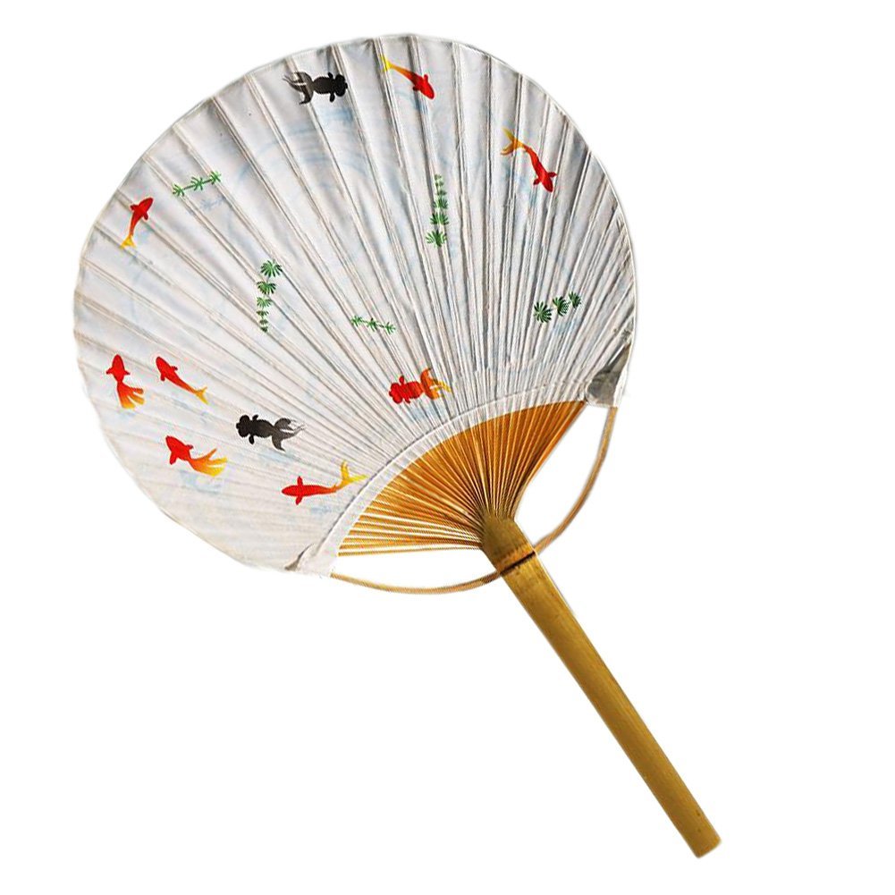 Beautiful Japanese Style Hand Held Fan Wood Handle Hand Fan, No.2 free ...