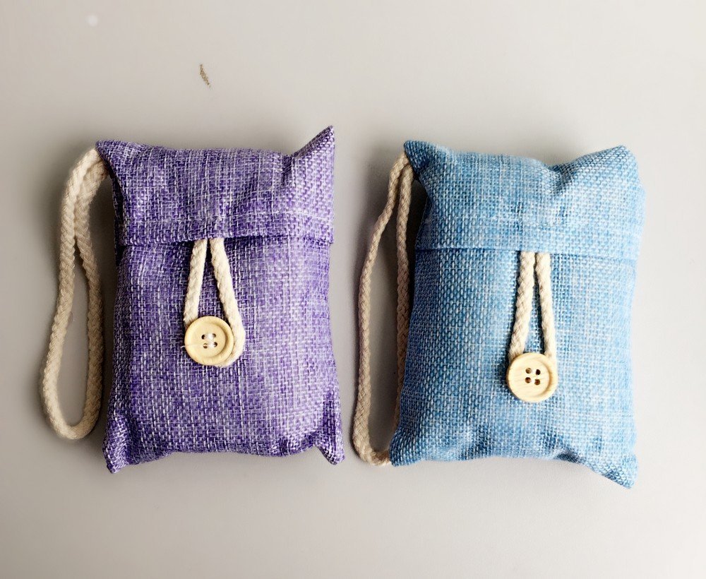 DE-Natural Air Purifying Bamboo Charcoal Deodorizer Bag Portable Air ...