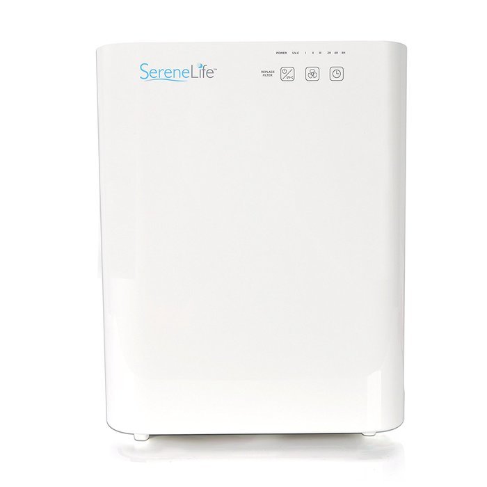 SereneLife Air Purifier Cleaning System HEPA Filter with Aroma Oil ...