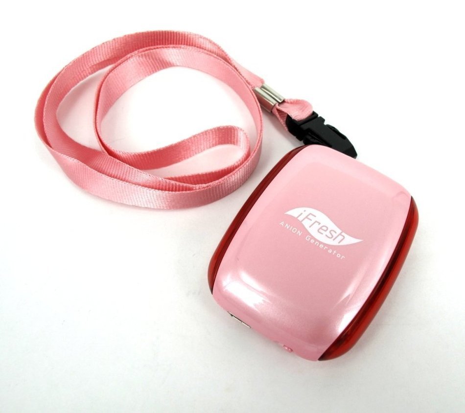 Portable Mini iFresh Personal Ionic Air Purifier Necklace Ionizer USB ...