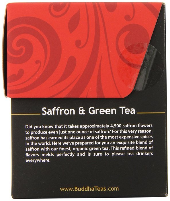 Buddha Teas Saffron & Green Tea, 18 Count N2 free image download