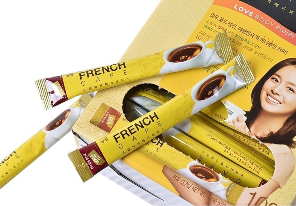 ROM AMERICA Namyang French Cafe Instant Coffee Mix 1 Gift Pack (100 ...
