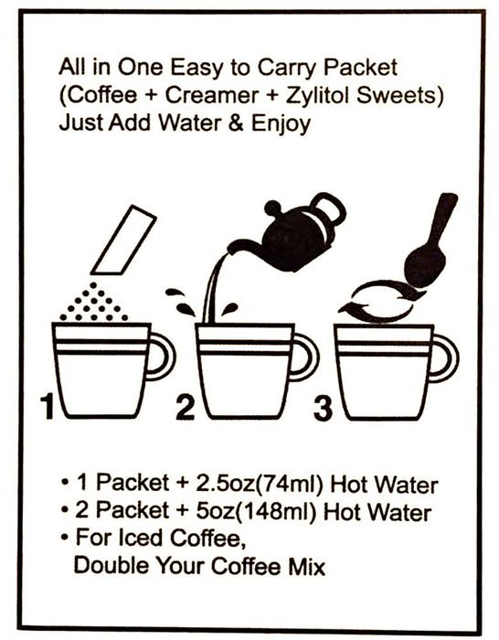 ROM AMERICA Namyang French Cafe Instant Coffee Mix 1 Gift Pack (100 ...