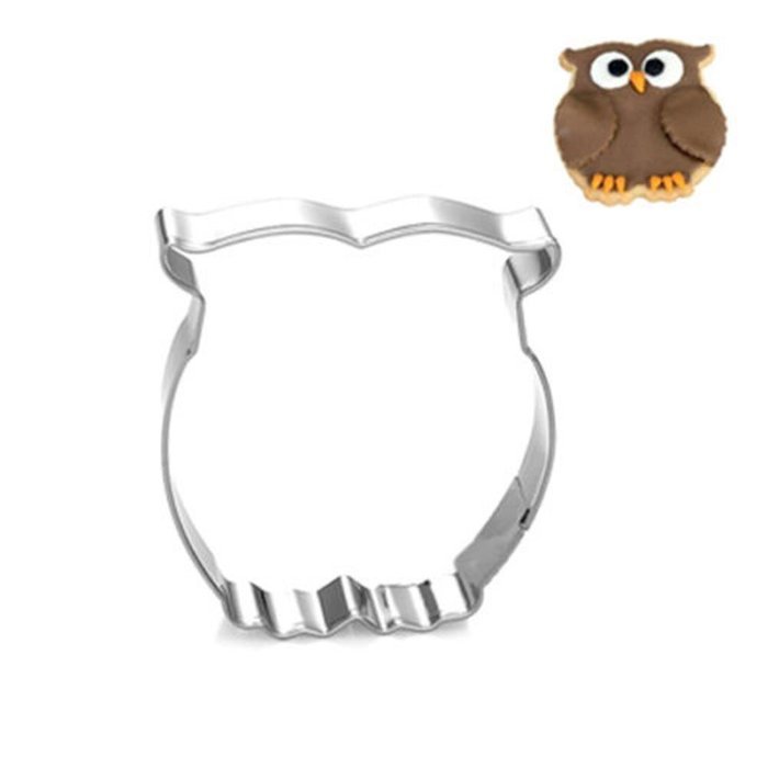 Cake Cookie Cutters Owl Shape Stainless Steel Cookie Cutter Fondant