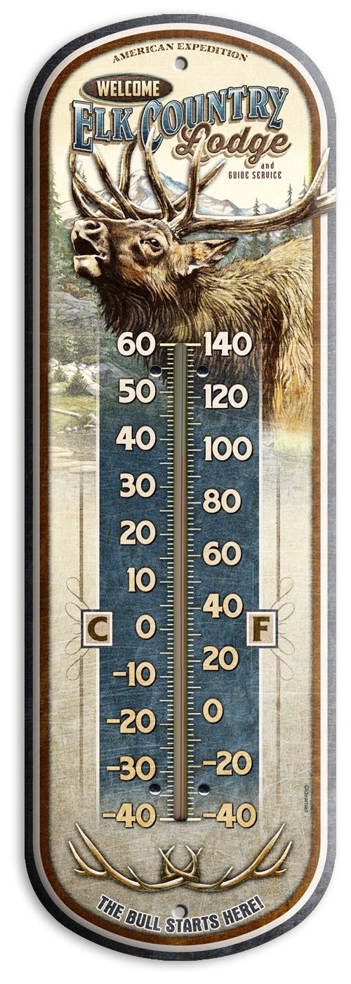 American Expedition Tin Thermometer - Bear's Den Cabin Rentals N20 free ...