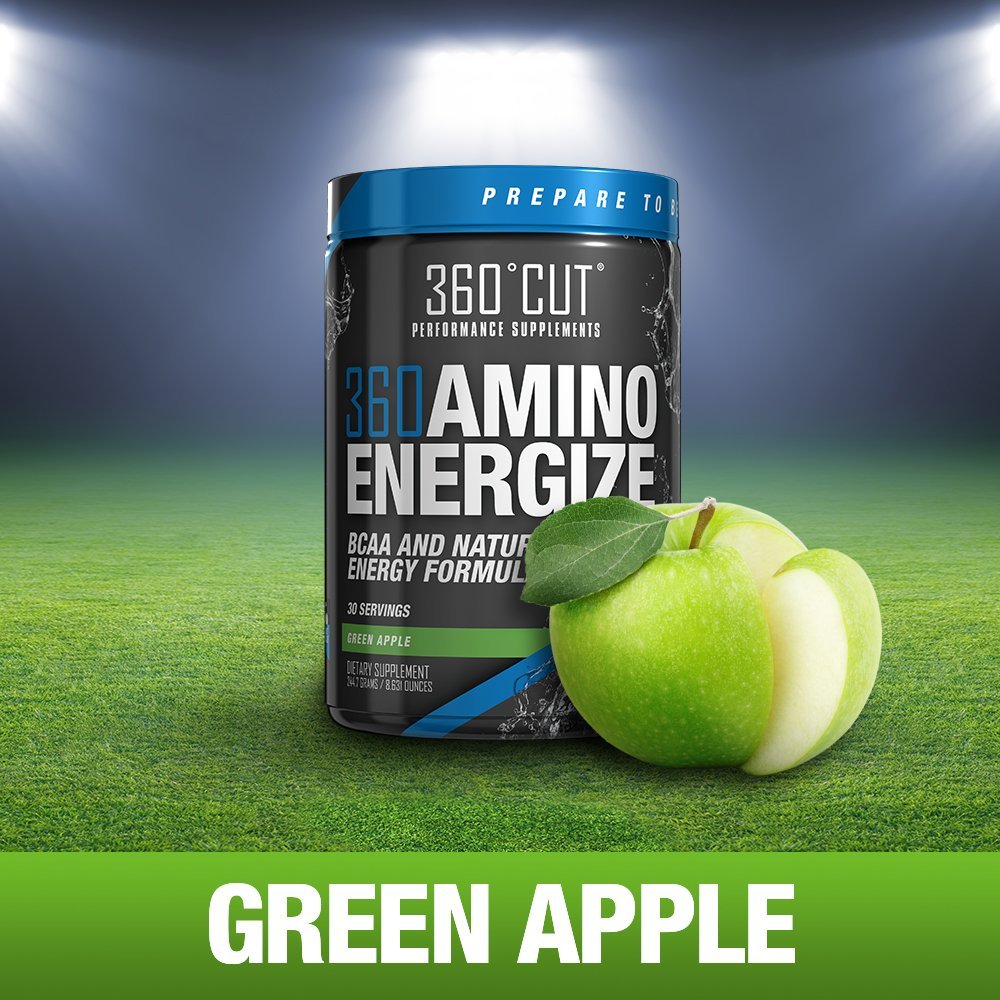 Best Tasting Amino Pre-workout, 360AMINO ENERGIZE Peach Lemonade Iced ...