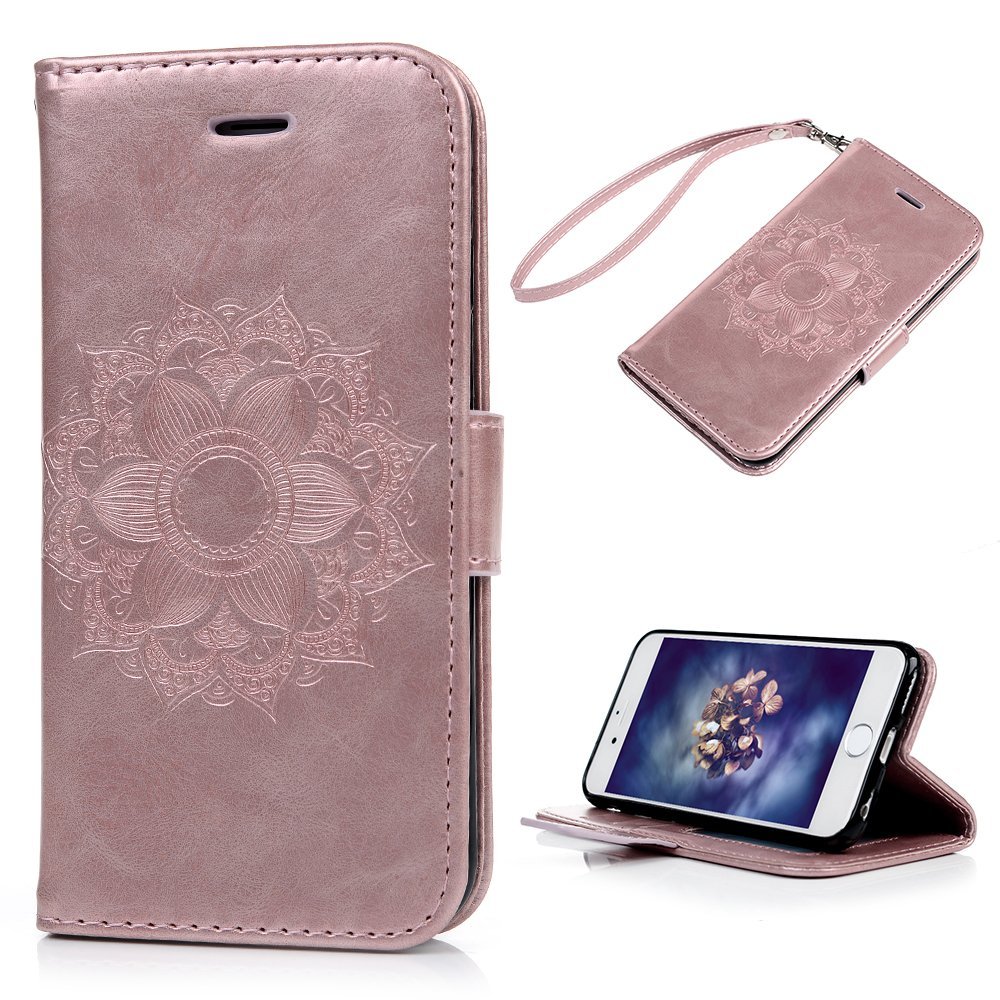IPhone 6S Case,iPhone 6 Case (4.7") - Flip Stand Wallet Case PU Leather ...