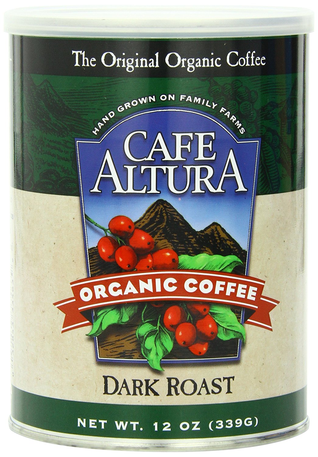 Cafe Altura Ground Organic Coffee, Regular Roast, 12 Ounce (Pack of 3 ...