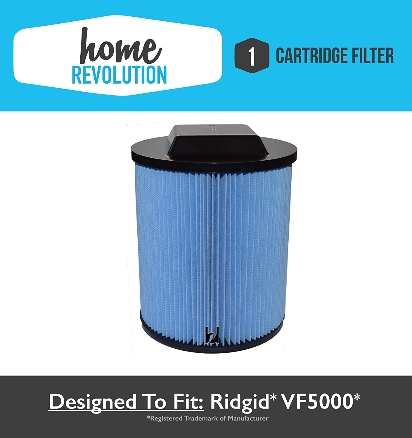 Ridgid VF5000 Comparable 3 Layer High Efficiency Wet & Dry Cartridge ...