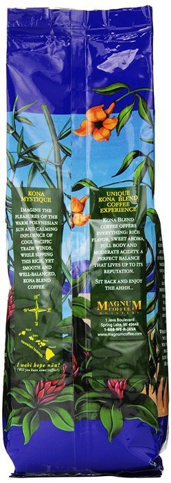 Magnum Exotics Kona Blend Coffee, Ground, 16 Ounce N2 free image download