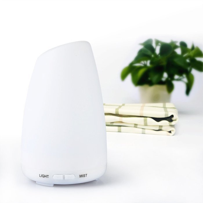 LAGUTE Glory 100ml Aromatherapy Essential Oil Diffuser with 7 Colorful LED Lights, 4 Smart ...