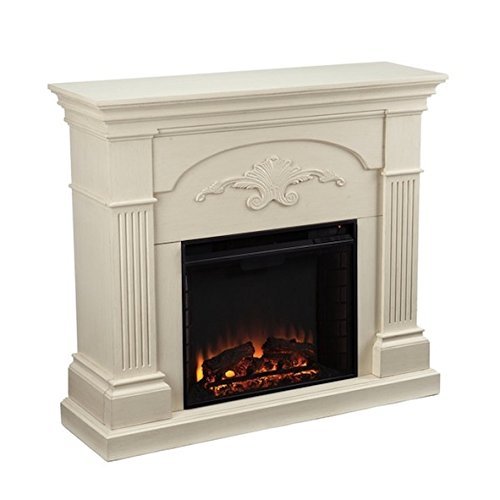 Upton Home Gilbert Modern Ivory Electric Fireplace N5 free image download
