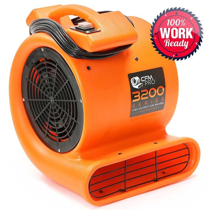 Air Mover Carpet Dryer Blower Floor Drying Industrial Fan - 1/2 hp N3 ...