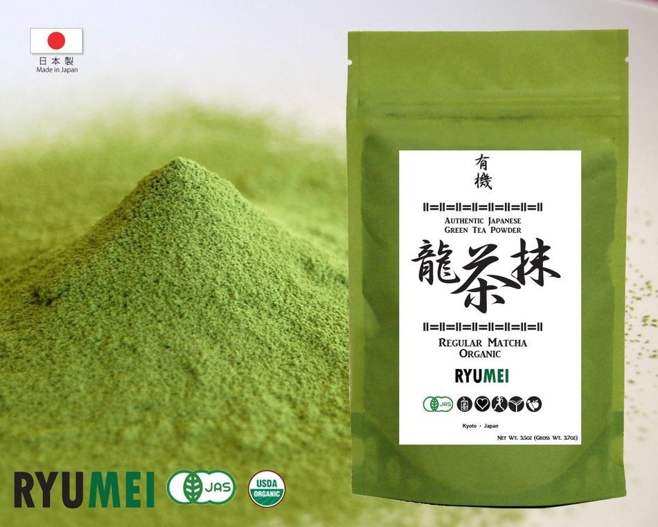 Ryu Mei Japanese Organic Matcha Green Tea Powder, Kyoto Standard, 3.5 ...