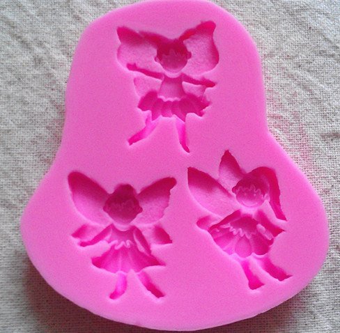 Design 191 3 Angel Girls 3D Silicone Fondant Mold, Cake Decoration Tool ...