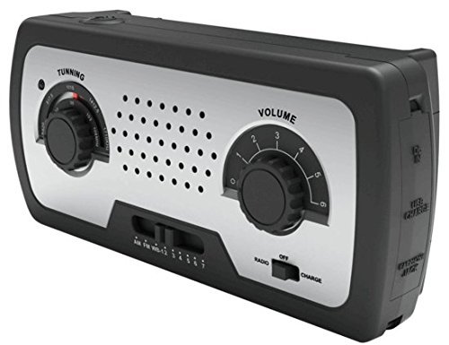 Ambient Weather WR-77 Compact Emergency Radio with AM/FM/Weather Band ...