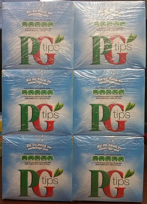 PG Tips Black Tea, Pyramid Tea Bags (80 Count x 6 Pack) free image download