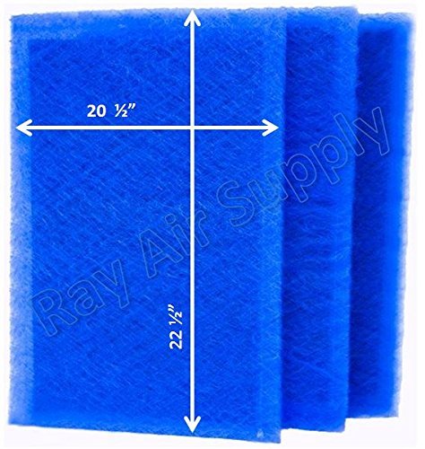 Dynamic Air Cleaner Replacement Filter Pads 22 x 25 Refills (3 Pack) N2 ...