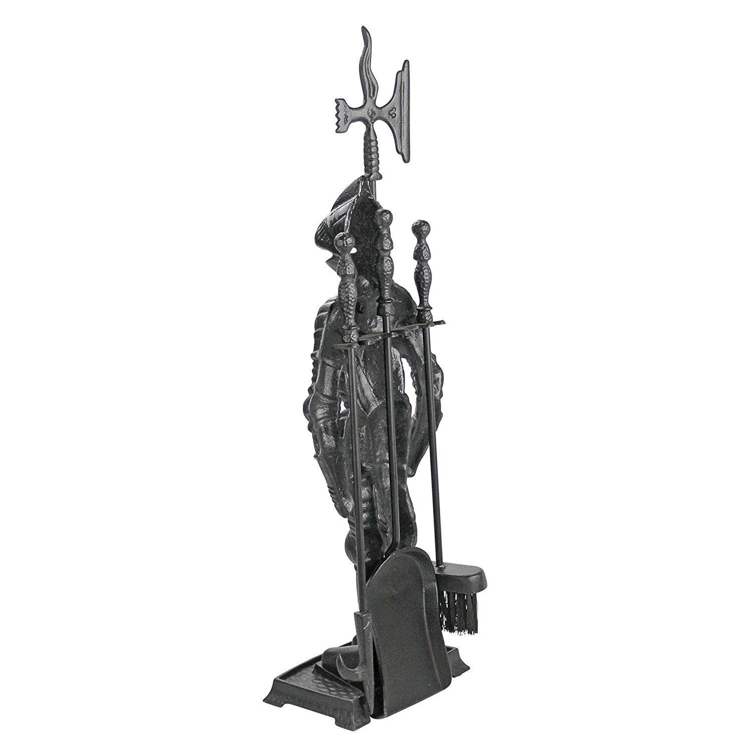 Design Toscano The Black Knight Fireplace Tool Ensemble N3 free image ...
