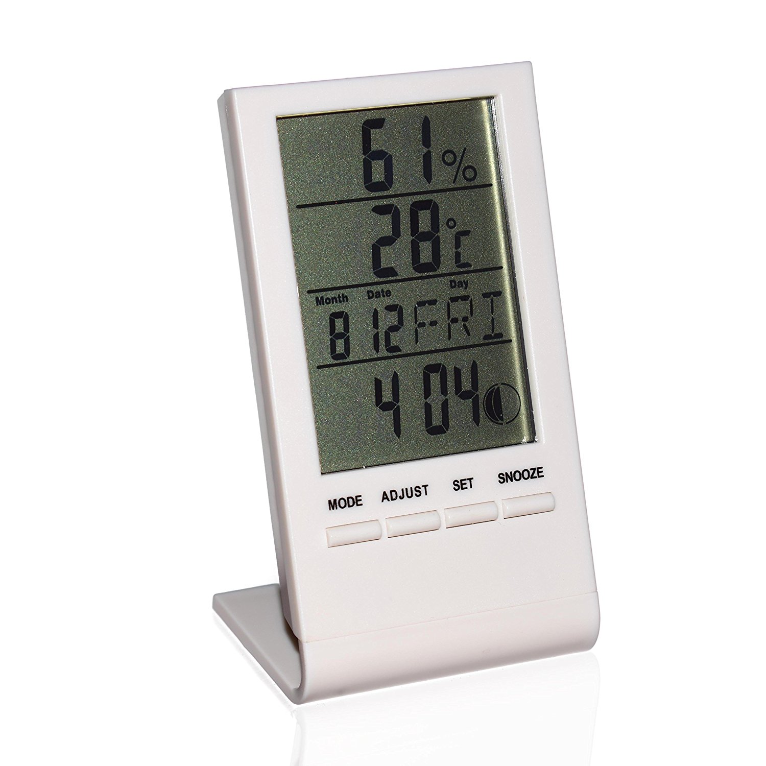 Humidity Meter, EverPlus Digital Clock and Weather Station with ...