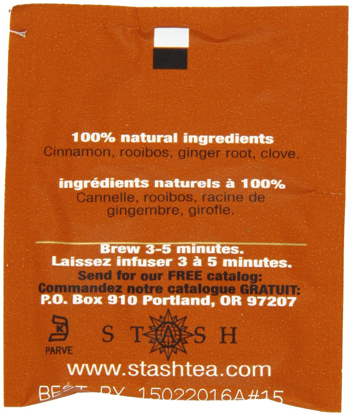 Stash Tea Spice Dragon Red Chai Herbal Tea, 100 Count Box of Tea Bags ...