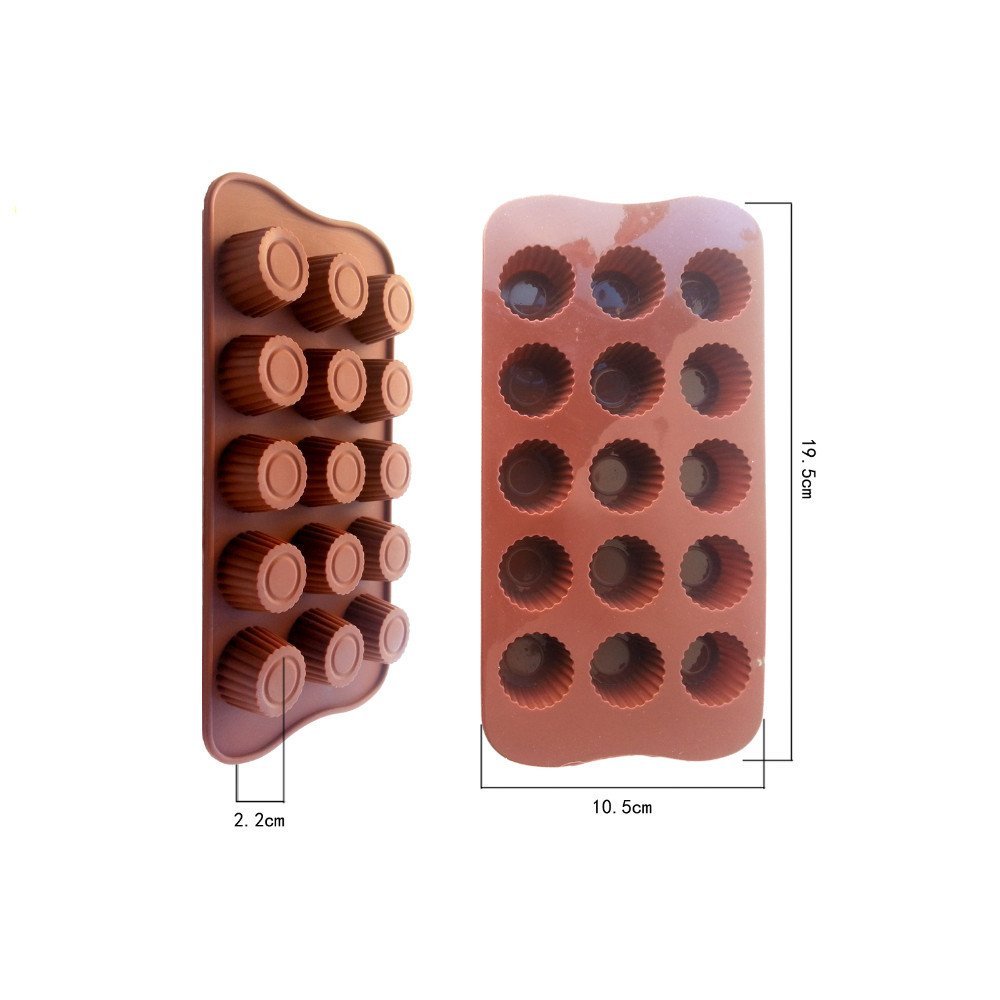Circular Bottle Caps Shape Chocolate Silicone Mold Baking Cake ...