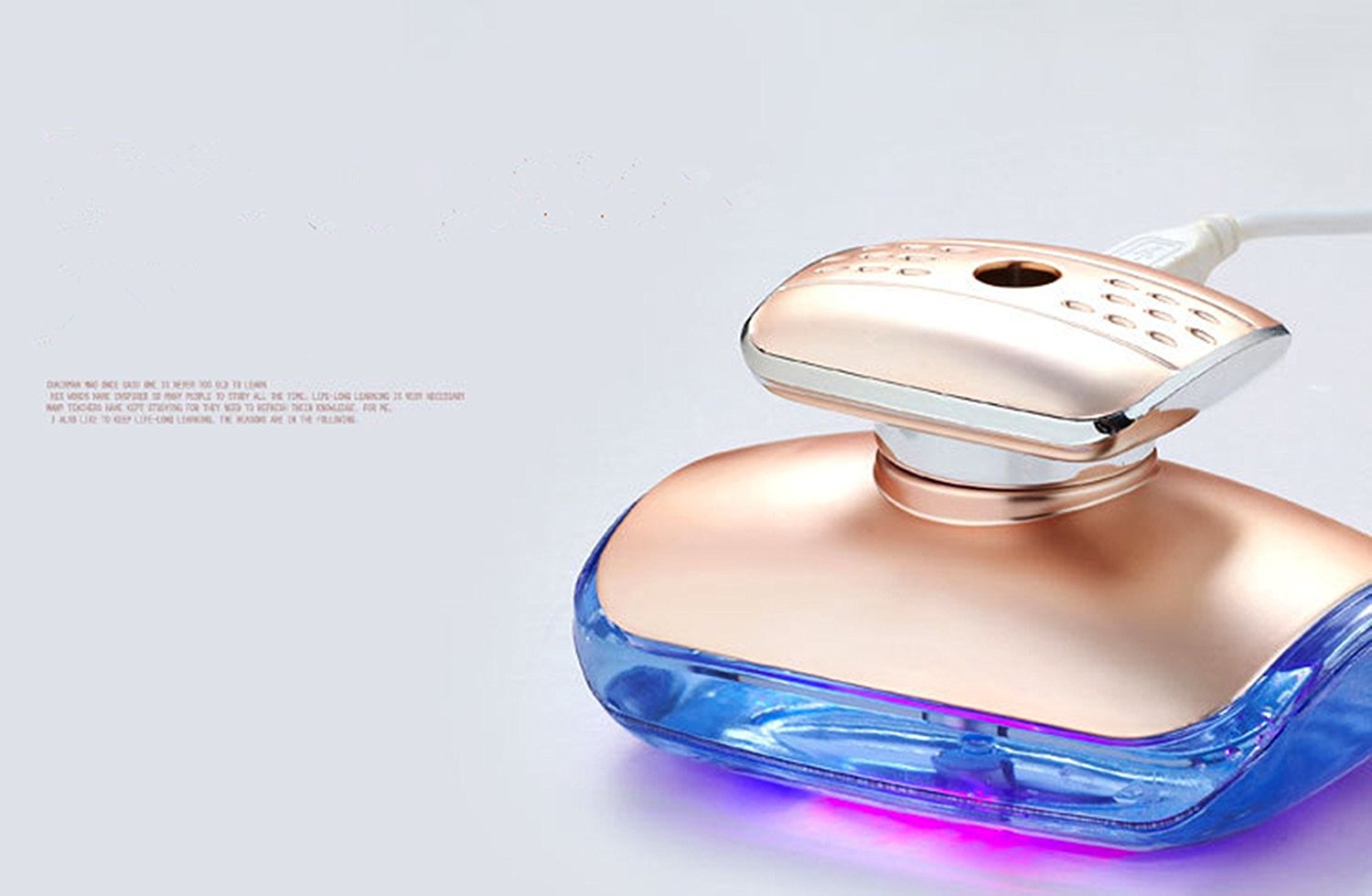 Jinsen Perfume bottle 120ml Cool Mist Ultrasonic Humidifier, with ...
