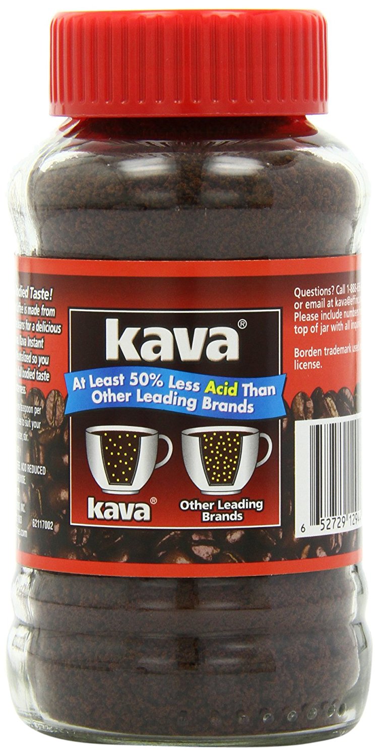 Kava Reduced Acid Instant Coffee, 4 oz, (Pack of 3) N5 free image download