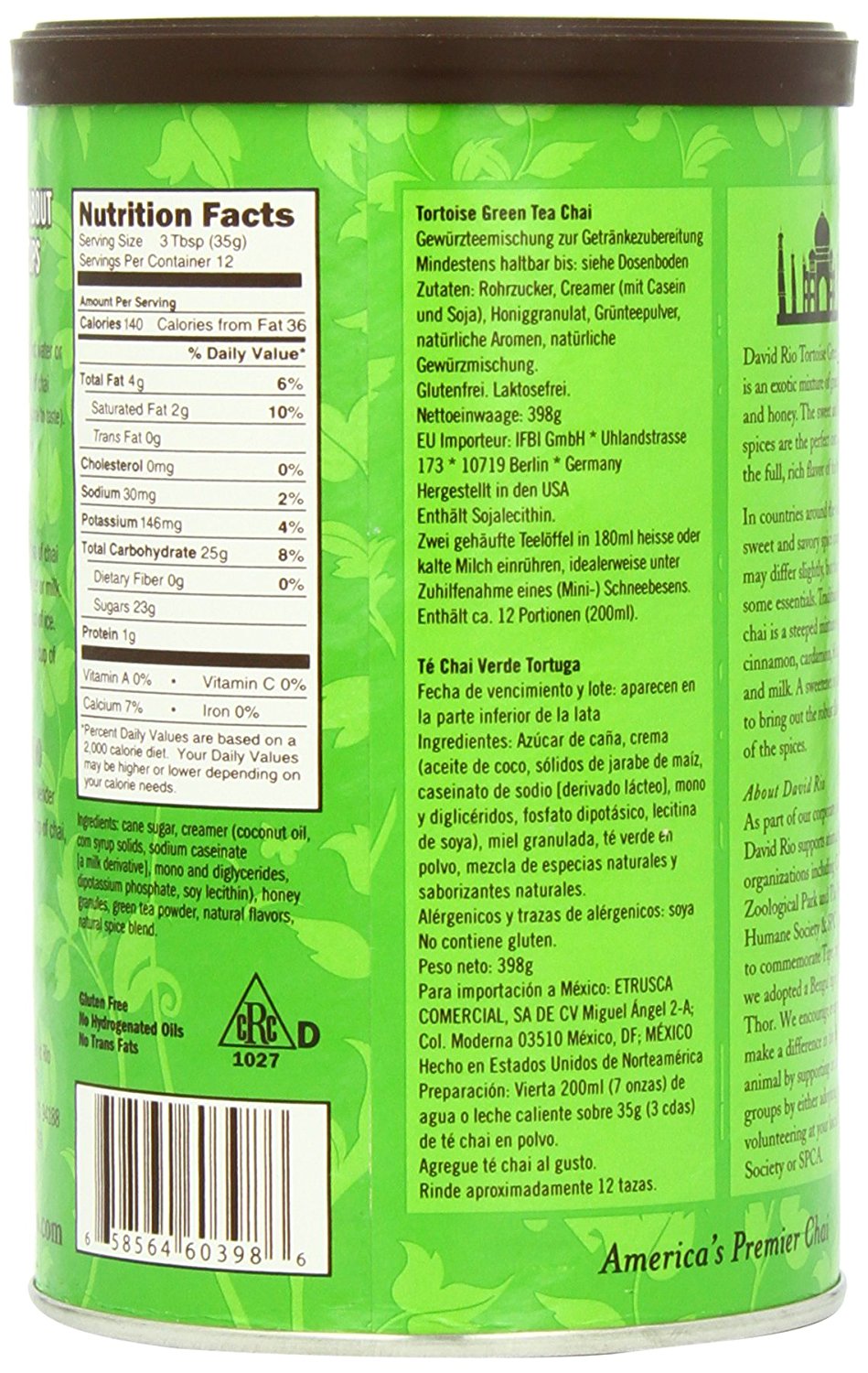 David Rio Chai Mix, Tiger Spice, 14 Ounce N61 free image download