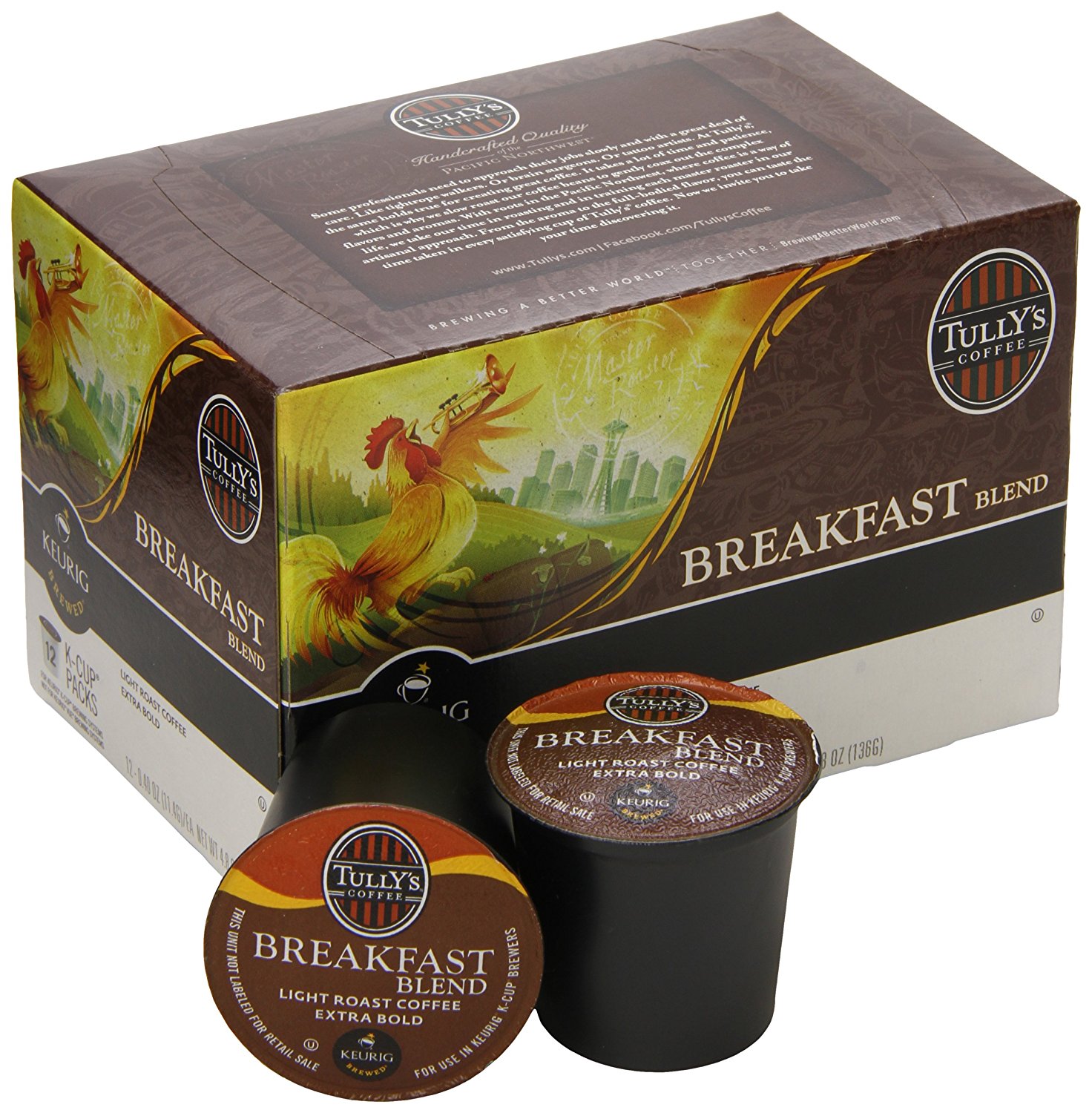 Tully's Coffee French Roast, Keurig K-Cups, 72 Count N25 free image ...