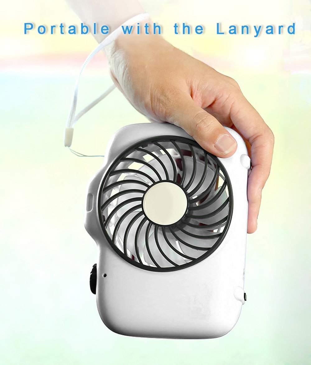 Touchshop Portable Mini USB Camera Shape Hand-Hold Fan by Rechargeable ...