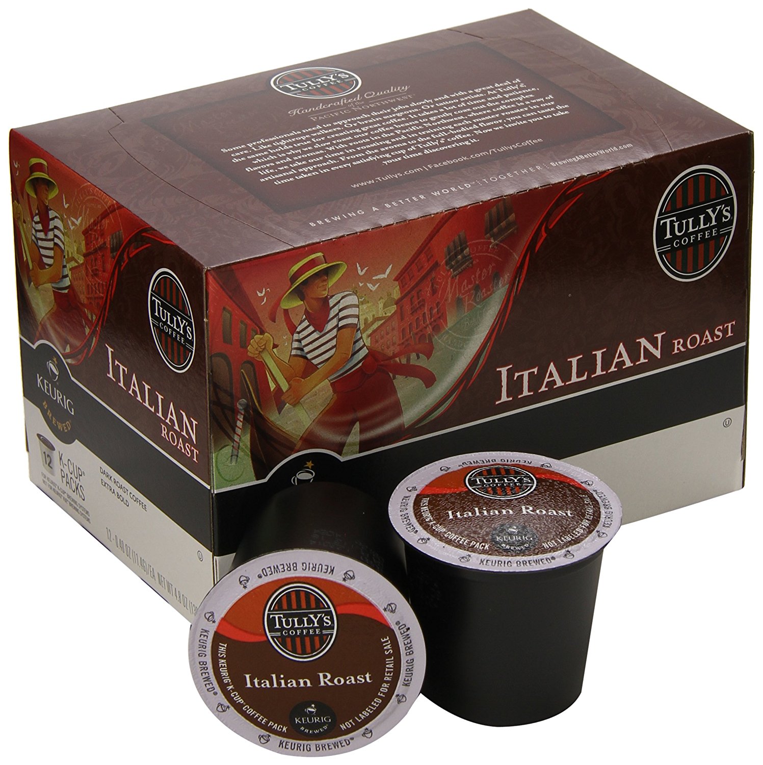 Tully's Coffee French Roast, Keurig K-Cups, 72 Count N38 free image ...