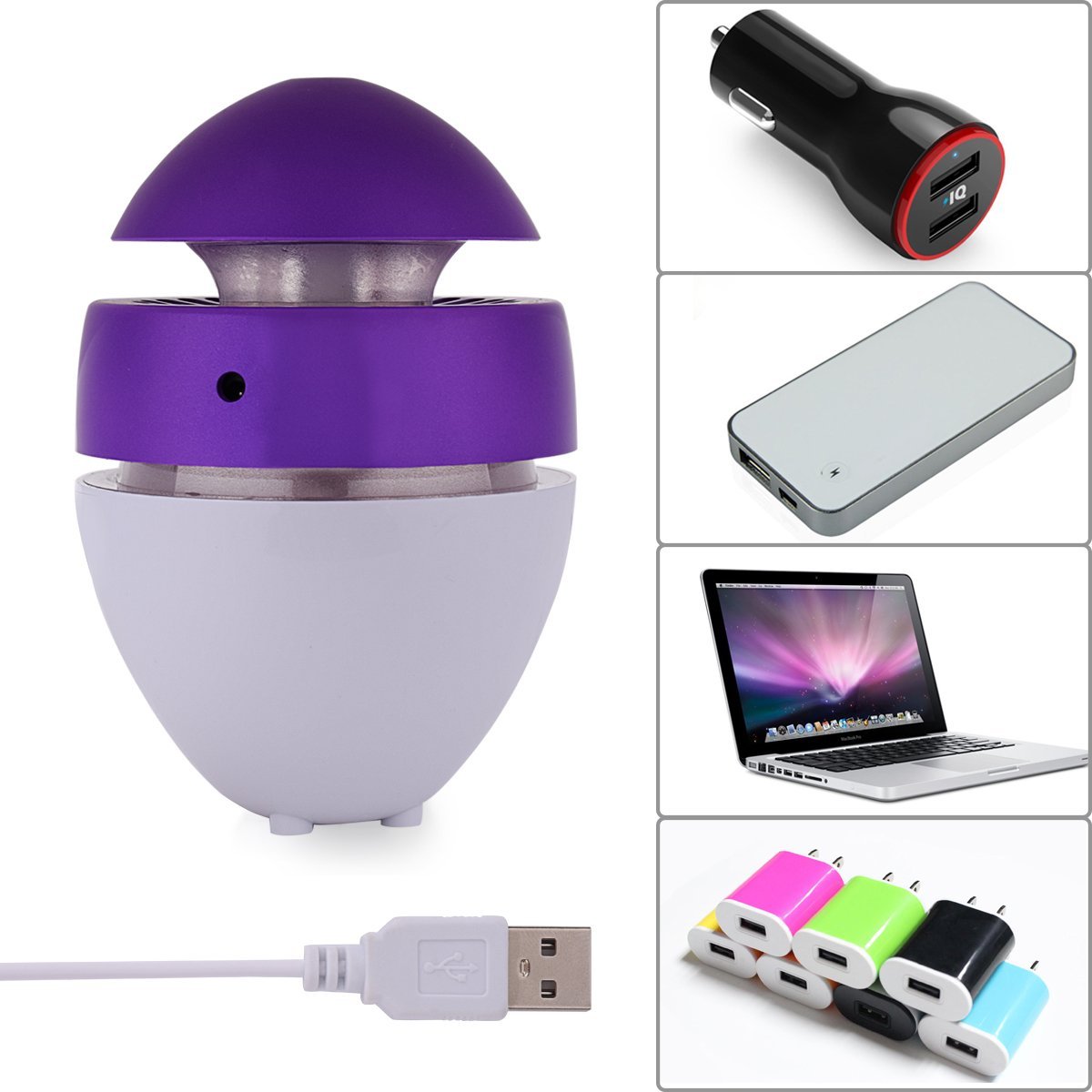 Cute Cool Mist Humidifier Automotive Portable Mini 150ML USB Power ...