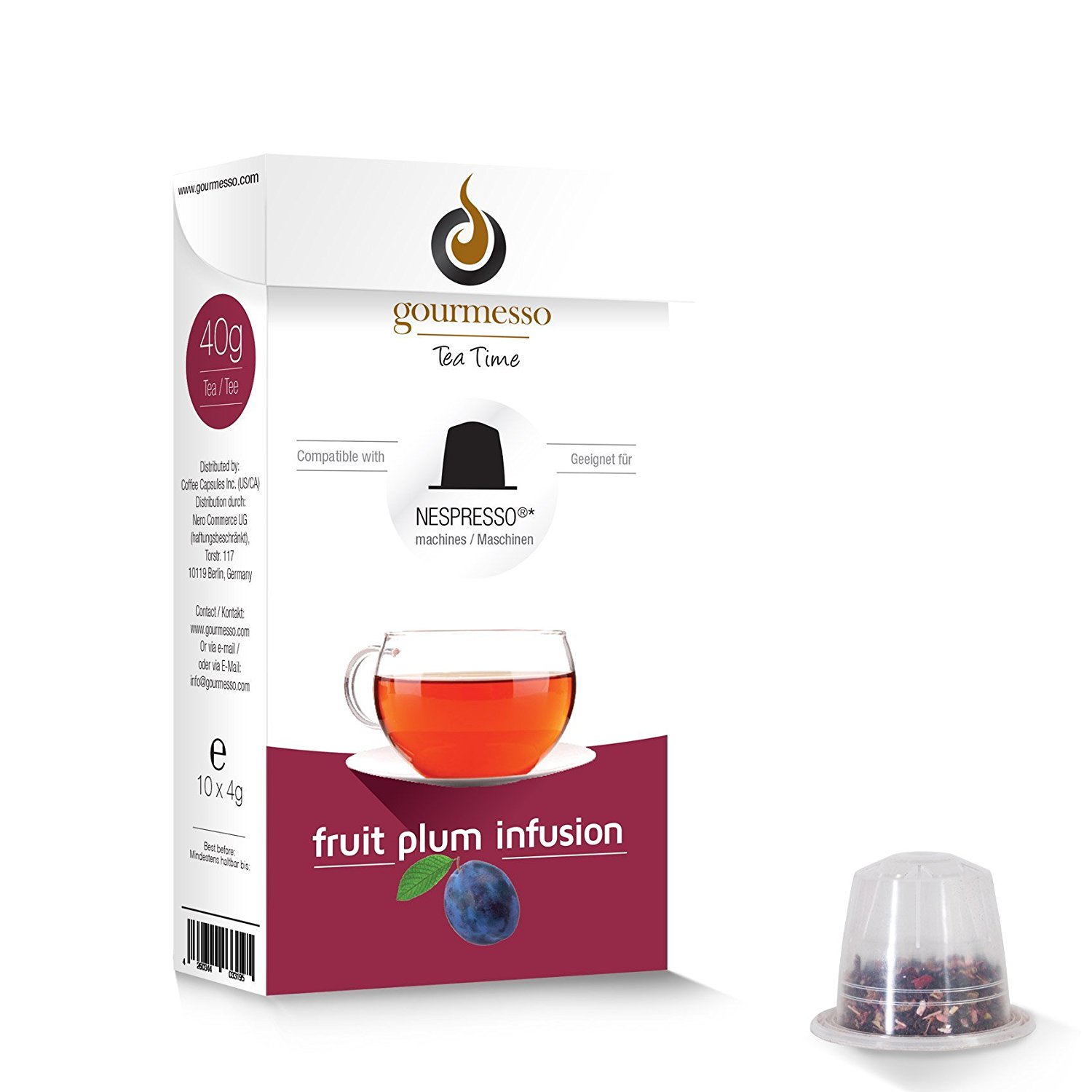 Gourmesso Infusion Bundle - 80 Nespresso® Compatible Tea Capsules ...