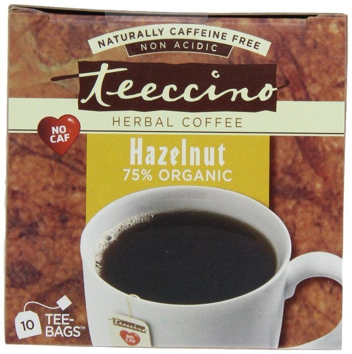 Teeccino Herbal Coffee, French Roast, Caffeine-Free, 25-Count Tea Bag ...