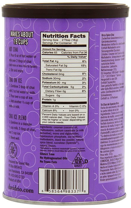 David Rio Chai Mix, Tiger Spice, 14 Ounce N22 free image download