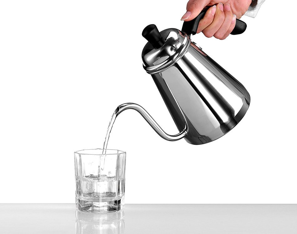 Flowtrol™ Pour Over Coffee & Tea Kettle – Gooseneck Spout For Perfect ...