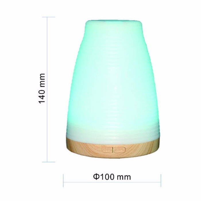 Aroma Diffuser,ELEGIANT 100ml Colorful Ultrasonic Humidifier Aroma ...