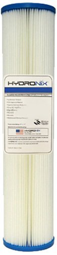 Hydronix SPC-45-2020 Polyester Pleated Filter 4.5" OD X 20" Length, 20 ...