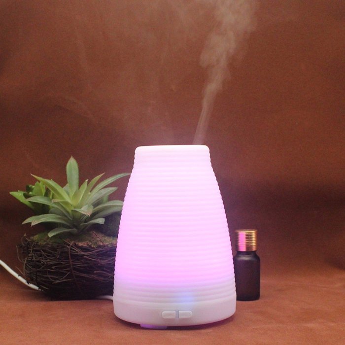 Aroma Diffuser,ELEGIANT 100ml Colorful Ultrasonic Humidifier Aroma ...
