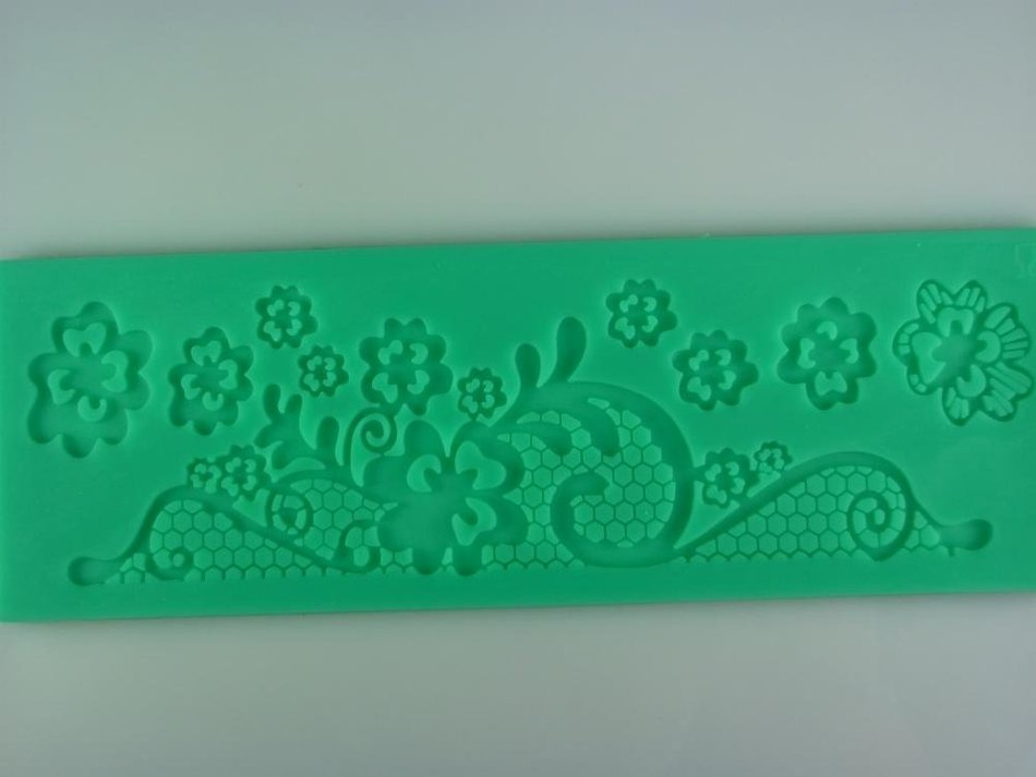 Big Flower Instant Lace Cake Mold Fondant Kitchen Accessories Silicone ...