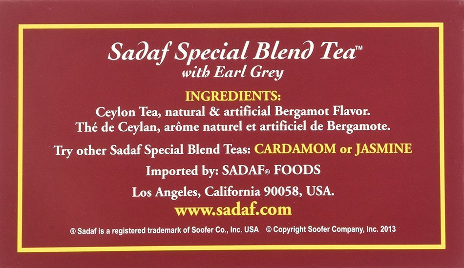 Sadaf Special Blend Tea Eg, 50-count N6 free image download